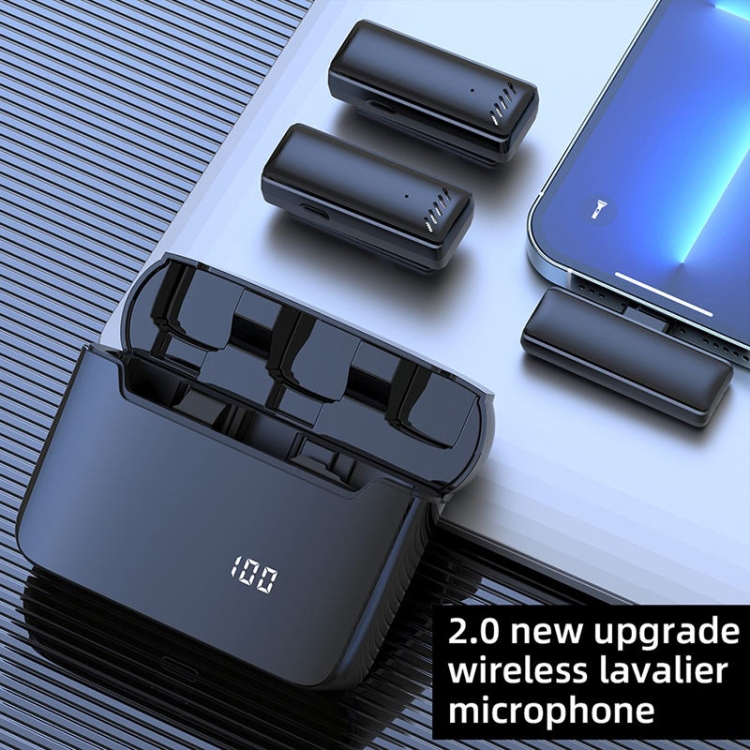 S13 Dual Microphone USB-C/Type-C Interface Wireless Lavalier Noise ...