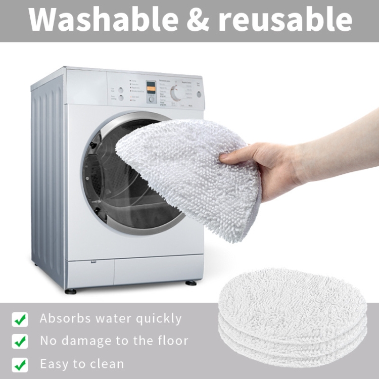 Microfiber Steam Mop Cloth Cover Mop Pad Replacement Triangle Cloth for ...