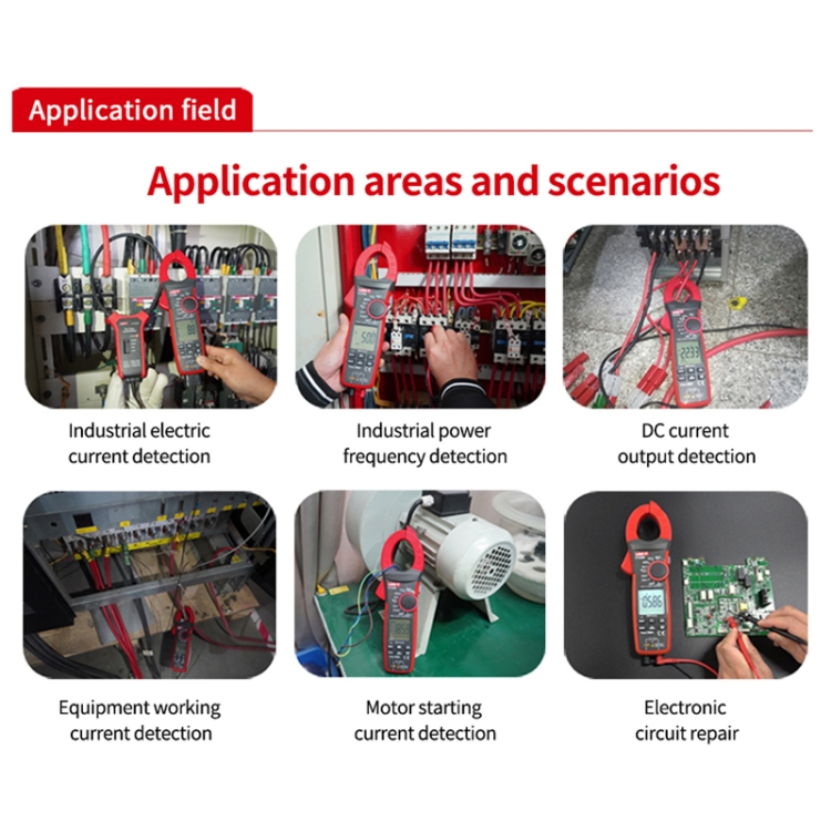 UNI-T UT208B 1000A 42mm Jaw Size Digital Clamp Meter AC DC Voltage Detector