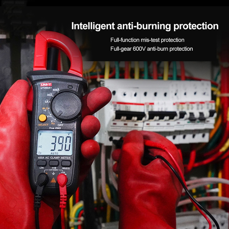 UNI-T UT200A+ 400A Digital Clamp Multimeter AC/DC Voltage Detector ...