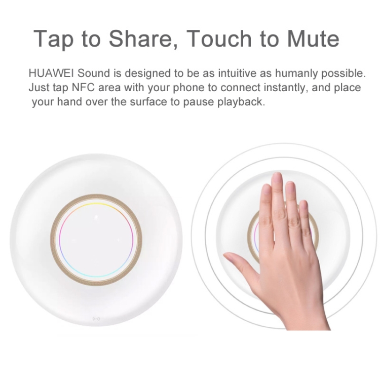 ลำโพงอัจฉริยะ HUAWEI Sound SE ดั้งเดิม 360 รอบทิศทาง Hi-Res ลำโพงไร้สาย ...