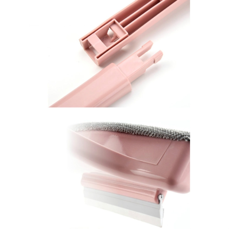 분해가 필요 없는 스크러빙 스크린 브러쉬 2 In 1 유리 스크레이퍼 가정용 먼지 청소 브러시 무작위 색상