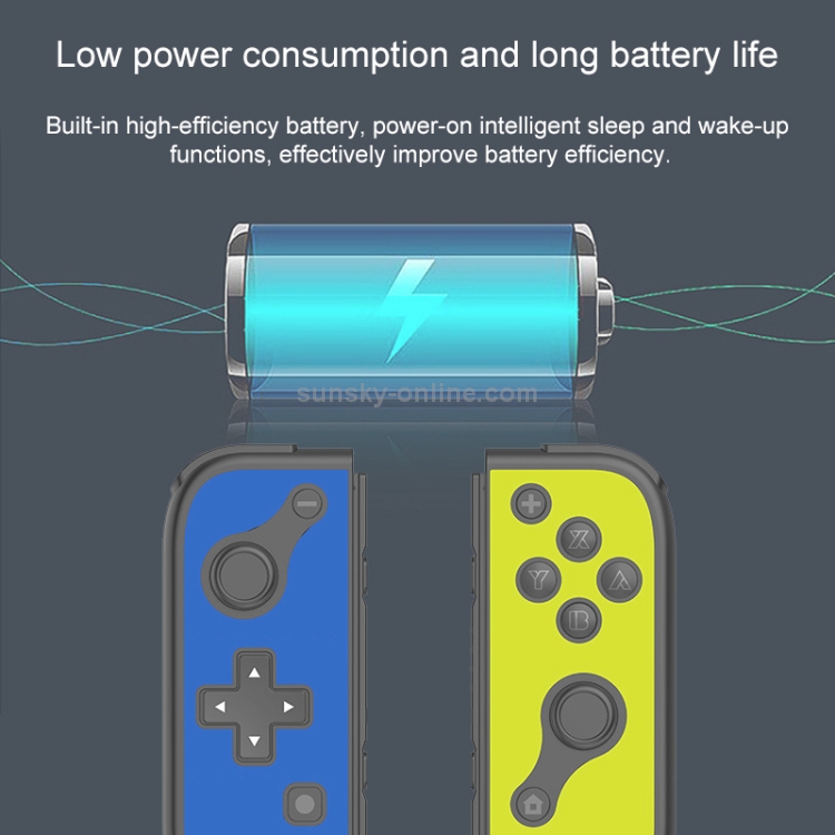 สำหรับสวิทช์ Joy-Con ไร้สายซ้ายและขวา Gamepad Bluetooth ขนาดเล็กจับ ...