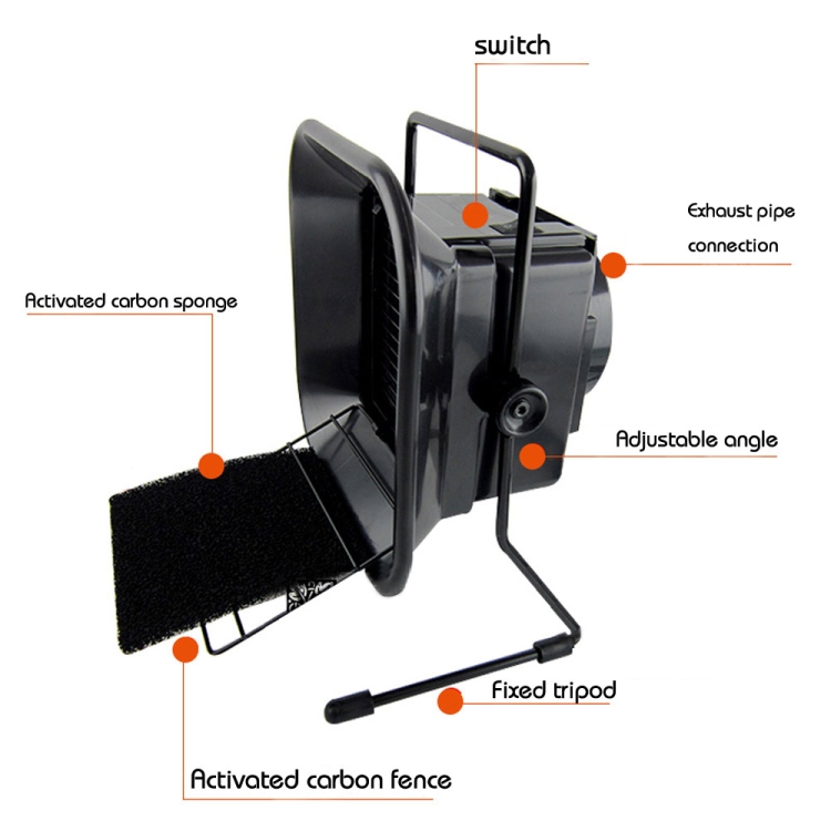 Baku BK-493 30W Solder Smoke Absorber ESD Fume Extractor , 220V EU Plug