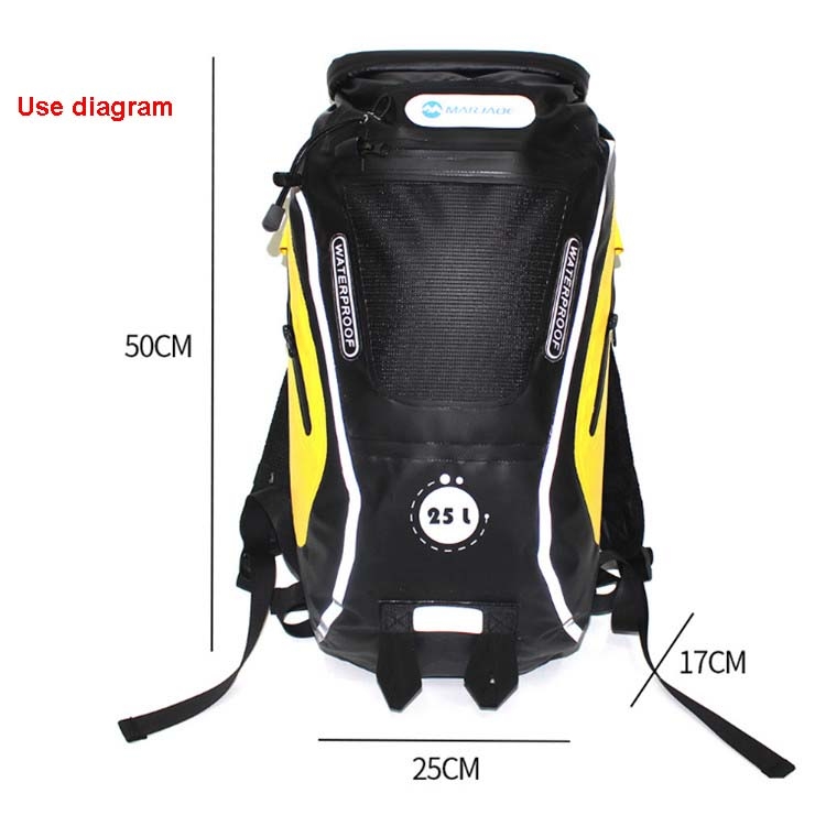 25L MARJAQE Outdoor Travel Waterproof Backpack Drifting Bag Swimming ...