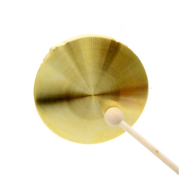 Engrossar o instrumento musical de percussão de gongo para mão com ...