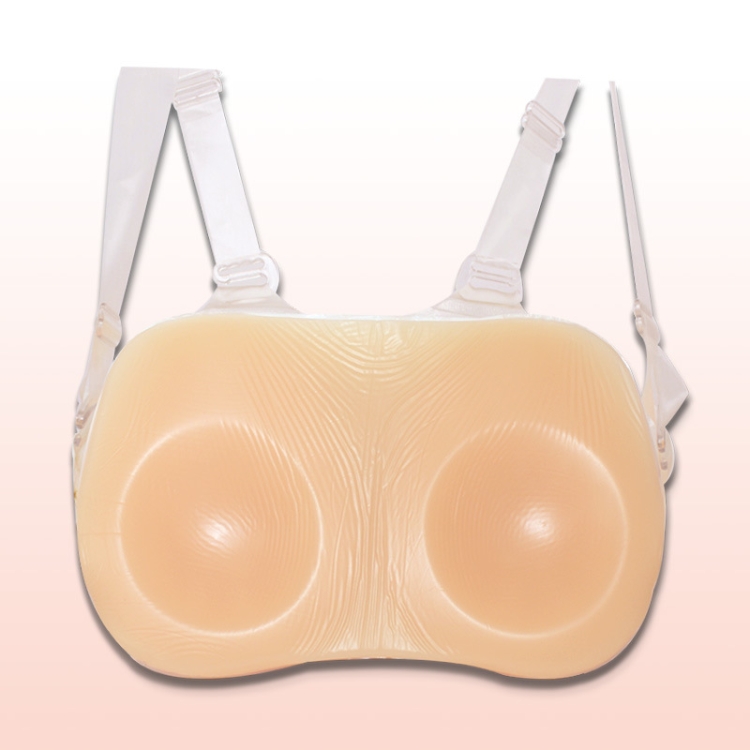 Cross-dressing Breast Implants Conjoined Silicone Breast-prosthetic ...