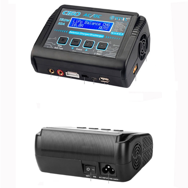 HTRC C150 Smart Balance Charger High Voltage Lithium Battery Charger ...