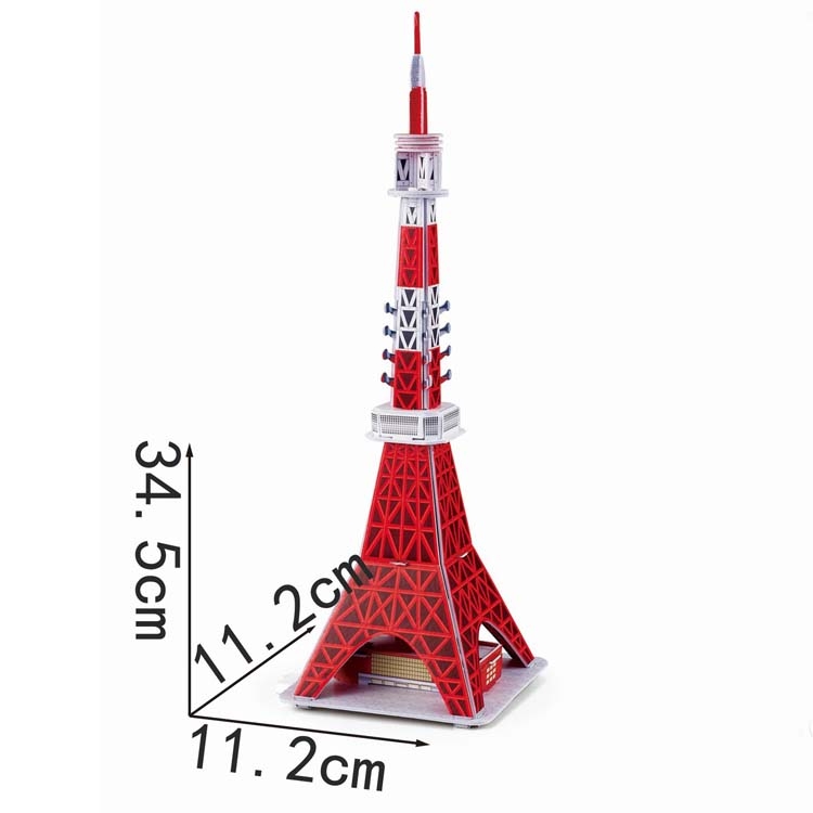 Shapes & Colours - 3 PCS 3D Puzzle Mini World Building Model Children ...