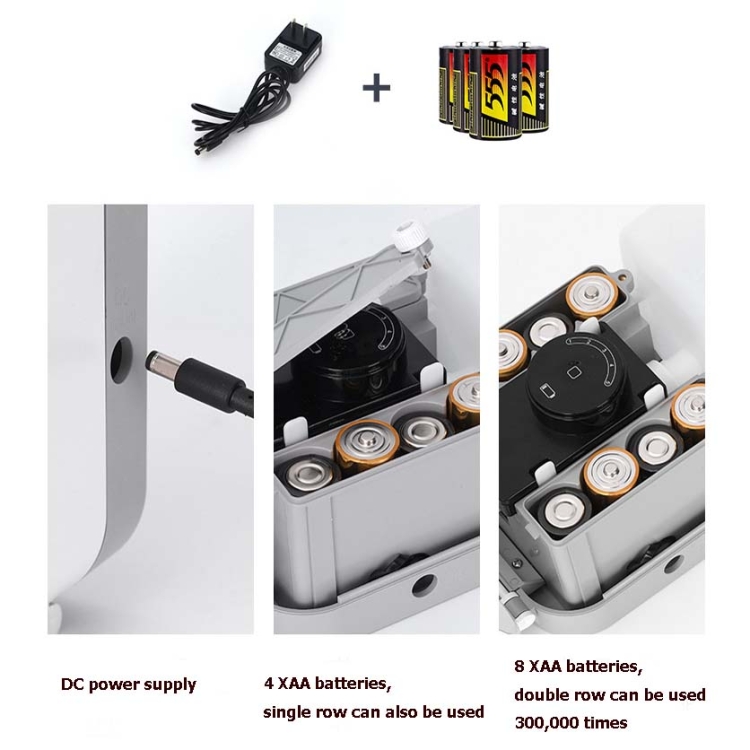 1000ml 자동 유도 알코올 소독 비누 디스펜서 5 레벨 조정 가능한 벽걸이 형 비누 디스펜서 사양 폼 헤드