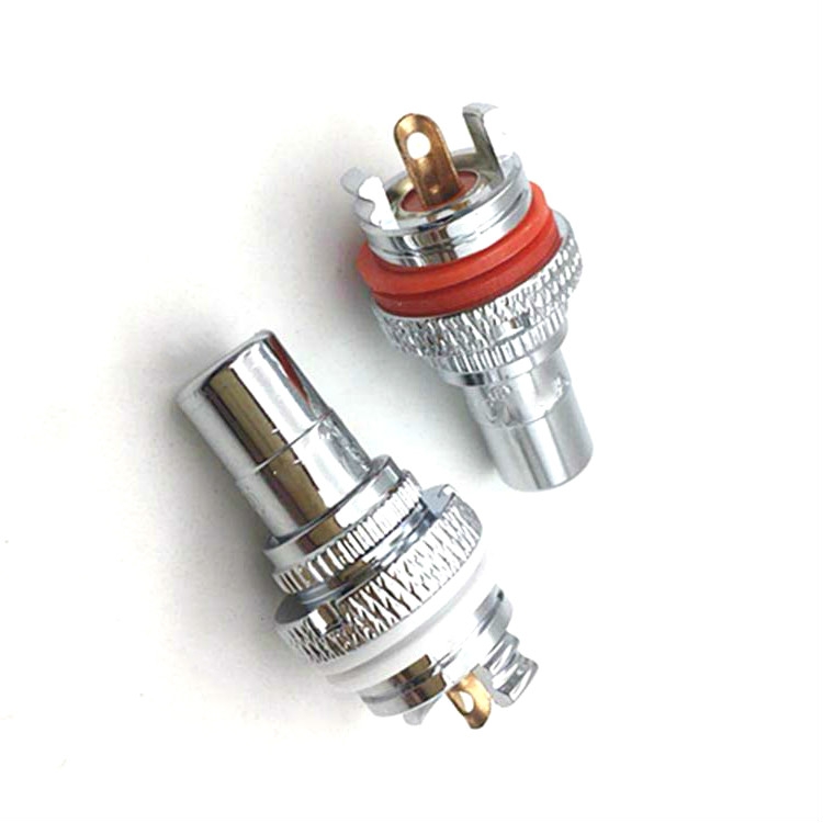 4 ชิ้น / 2 คู่ CMC ทองแดง RCA หญิงเครื่องขยายเสียง AV Audio Lotus ...