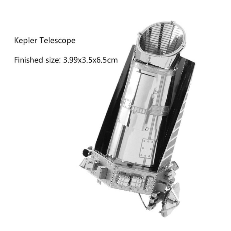 3 ชิ้น 3D Metal Assembly Model DIY Puzzle สไตล์: Kepler Telescope