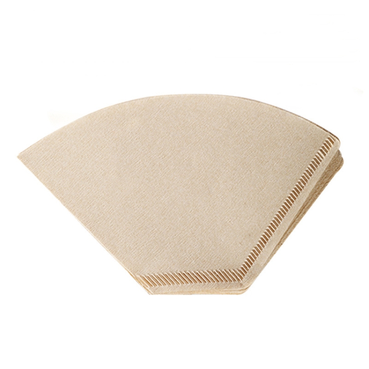 50 PCS / Set Fan-Shaped Coffee Filter Sector Filter Paper