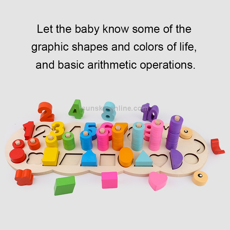 Materiales Montessori de madera para niños que aprenden a contar ...