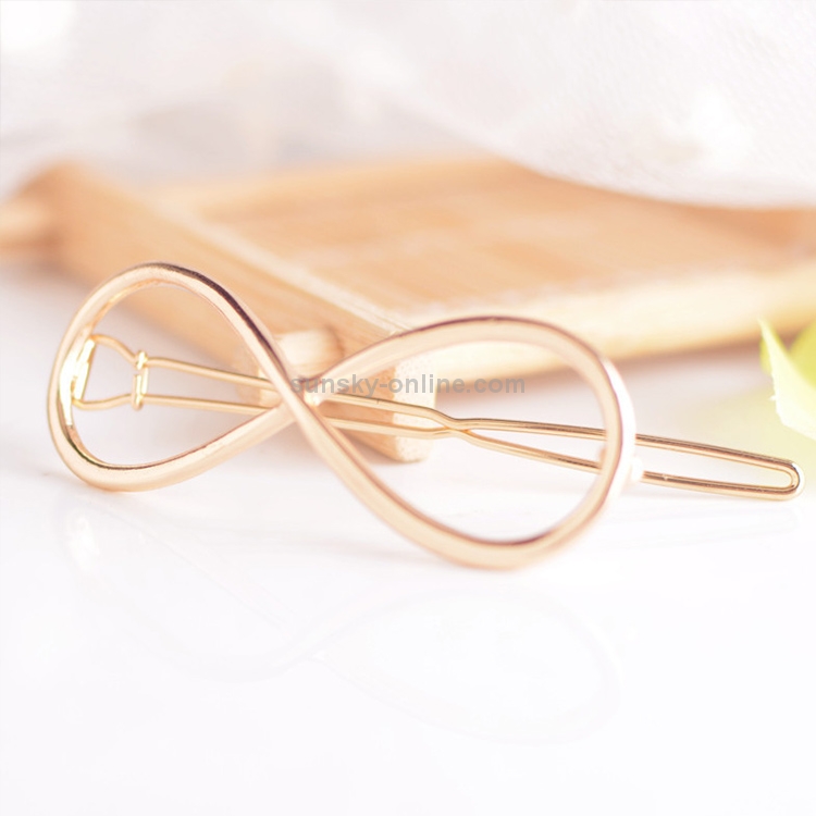 3 PCS New Hairpins Triangle Moon Hair Pin Jewelry Clover Round Hair ...