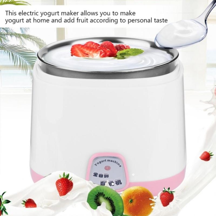 1L Electric Yogurt Maker Machine DIY Stainless Steel Inner Container ...