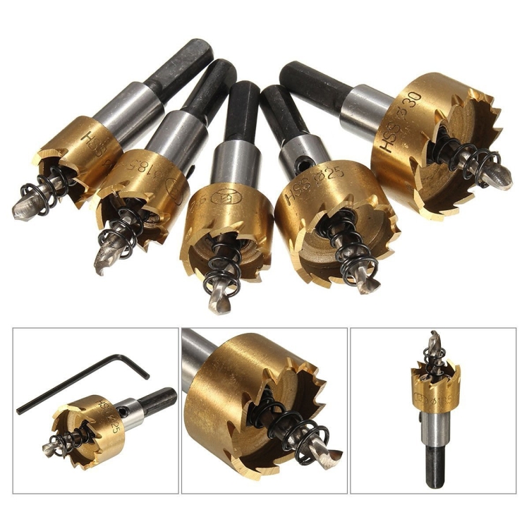 High-Speed Steel Sawtooth Hole Opener, Style:High-Speed Steel Hole Punch