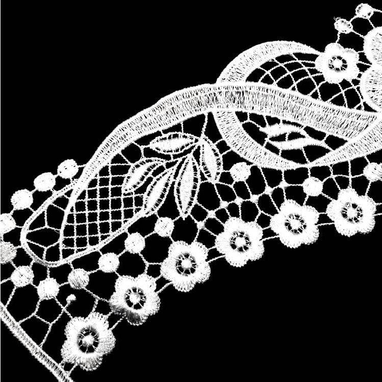 Gold Lace Butterfly Flower Embroidery Collar Flower Three-dimensional ...