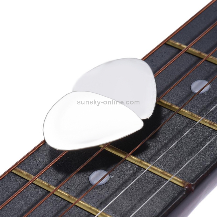 10 PCS Stainless Steel Guitar Pick Stringed Instrument Metal Pick ...