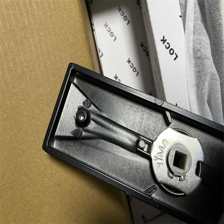 Indoor Black Silent Luminous Door Lock Aluminum Alloy Handle Lock ...