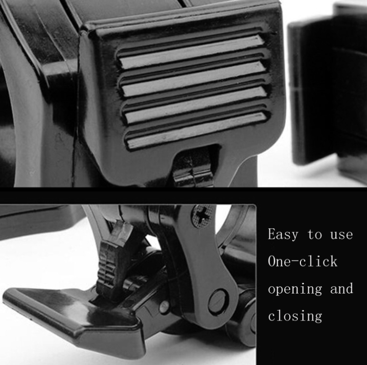 2 PCS Professional Barbell BuckleHead Quick Lock, ขนาด: 25 มม. (สีดำ)