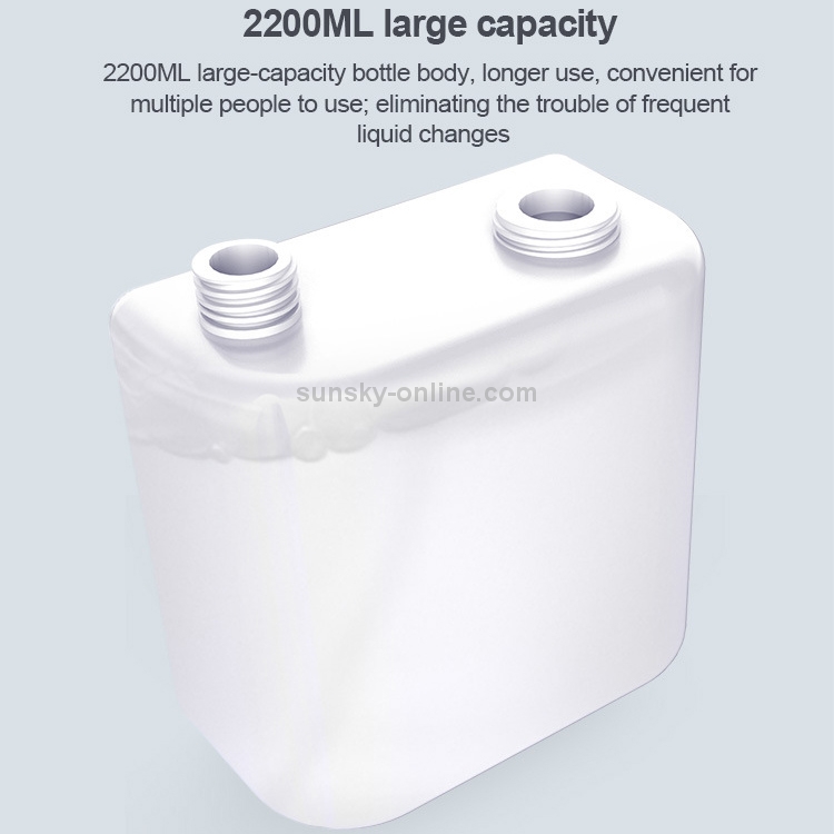 2200ml 대용량 자동 스프레이 비누 디스펜서 벽걸이 형 알코올 소독 손 소독제 기계 제품 사양 스프레이 유형