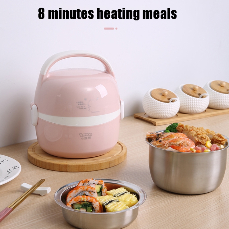 LOTOR Multifunctional Electric Automatic Heating Lunch Box CN Plug ...