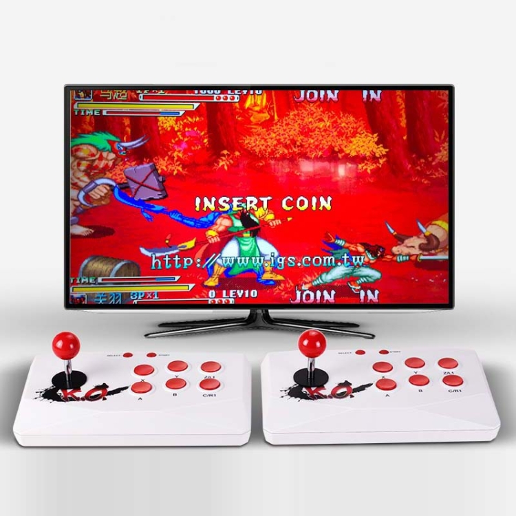 X6 HDMI Wireless Retro TV Fighting Game Console Consola de joystick doble (rojo)
