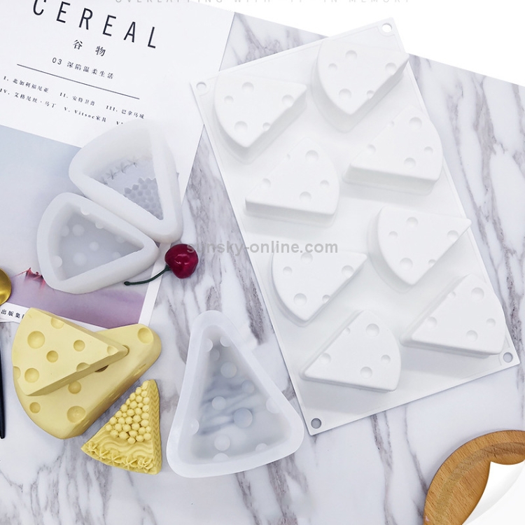 DIY Brushed Cheese Cake Handmade Soap Scented Candle Silicone Mold ...