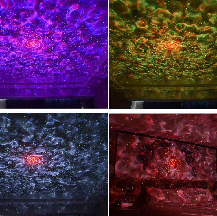 M2 8W Christmas Starry Sky Laser Projection Atmosphere Light Rotating ...