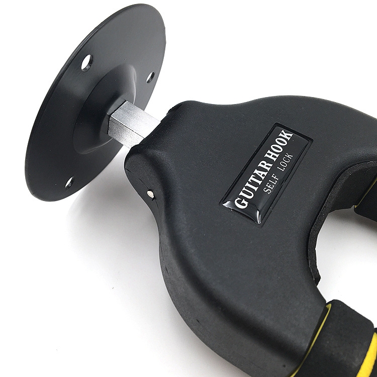 Gravity Automatic Lock Guitar Hook Guitar Rack Hanger สไตล์: ฐานเหล็ก