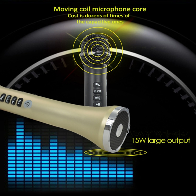 L-698 K Song Microphone Mobile Phone Bluetooth Wireless Microphone ...