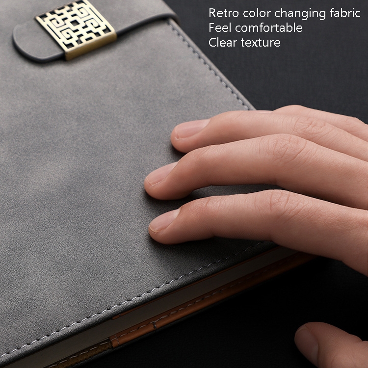 Notebook Business Retro Simple Notebook Office Notepad Gray B5 Window ...