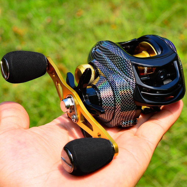 PROBEROS Metal Drop Wheel 18+1 Axis Lure Fish Wheel, Style: DW132SL ...