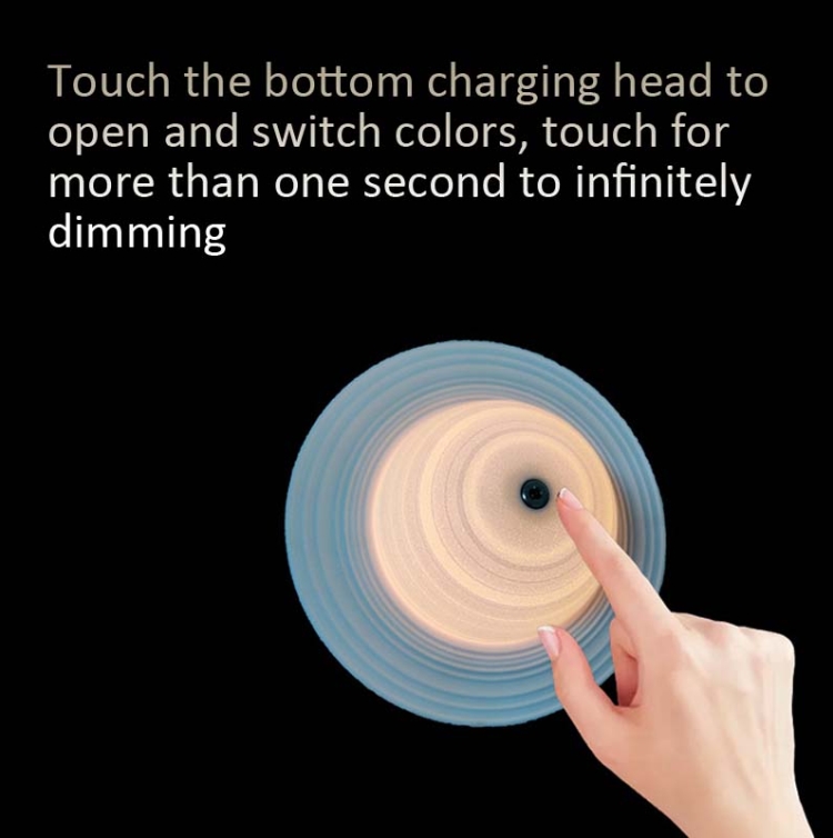 3D Printing LED Saturn Night Light โคมไฟ USB Planet, ขนาด: 22 ซม., รูป ...