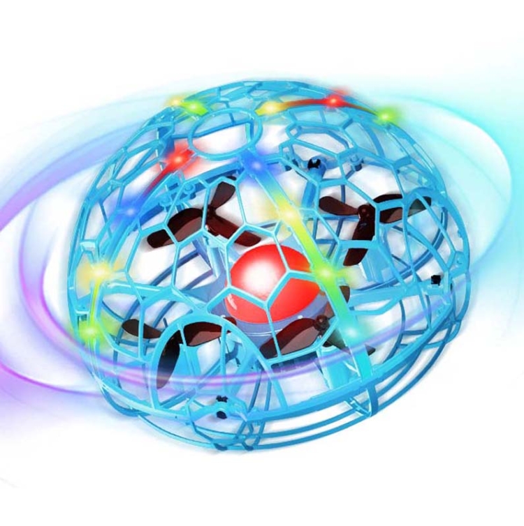 Colorful Light Induction Flying Ball Remote Control Four-Axis Drone ...
