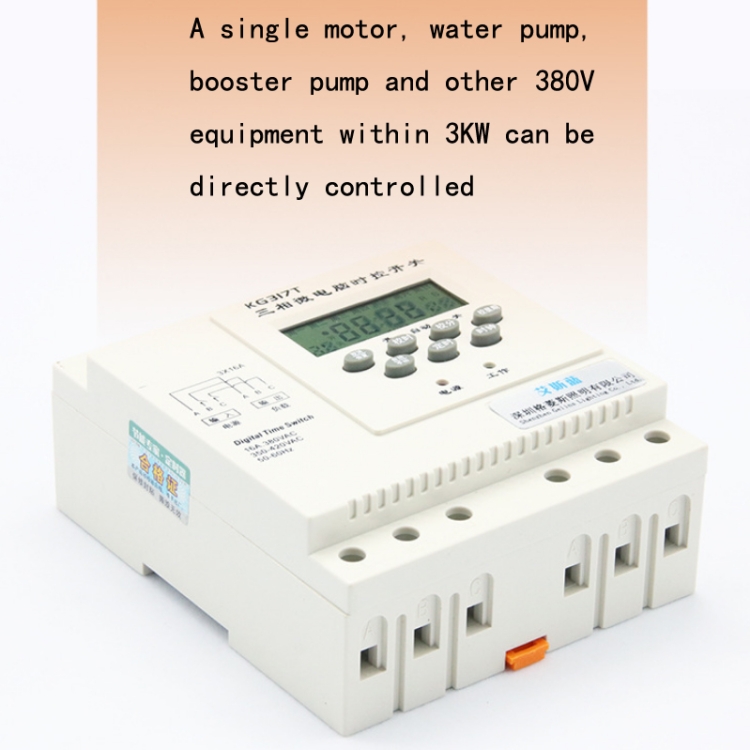 KG317T 380V Microcomputer Time-Controlled Switch Automatic Timer Water ...