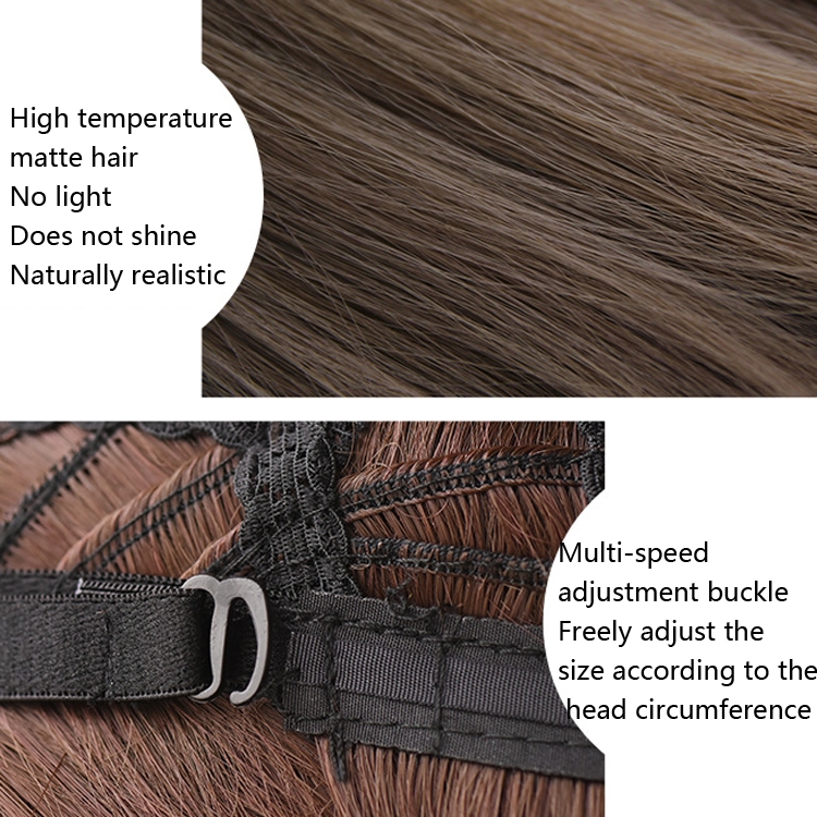 Wig Female Short Hair Bobo Student Head Round Face Full Top Headgear ...