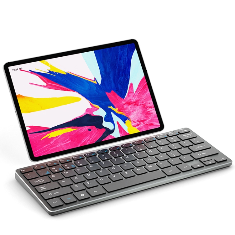 Inphic V780B 78 Keys Silent Wireless Bluetooth Keyboard, Colour: Black ...