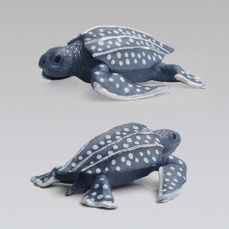 3 PCS Simulation Marine Animal Model Ornaments Leatherback Turtle