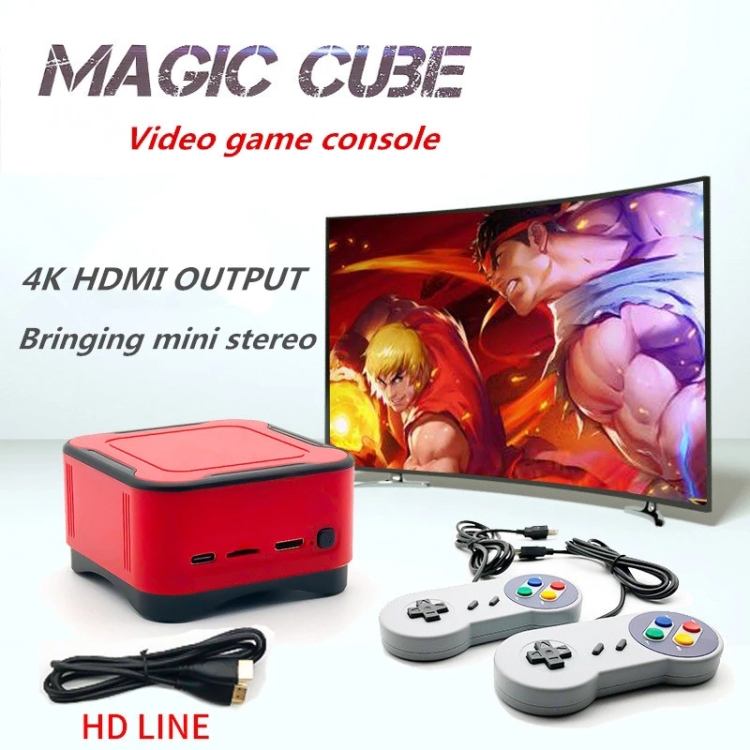 M12 Mini Cube Consola de juegos Arcade Reproductor de juegos de TV HD Soporte Tarjeta TF con ...