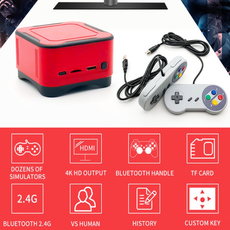 M12 Mini Cube Arcade เกมคอนโซลเครื่องเล่นเกม HD TV รองรับ TF Card พร้อม ...