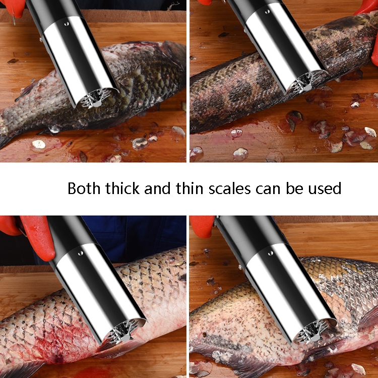 Grattoir à écailles de poisson électrique outil de grattage sans fil ...