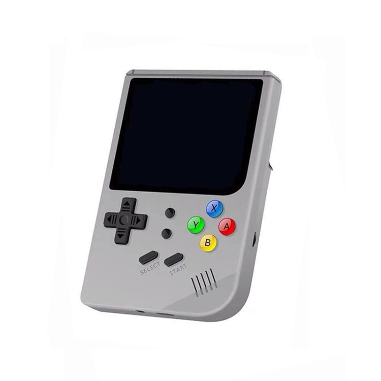 RG300 16G 3 inch Screen Mini Arcade Handheld Game Console(Gray+White)