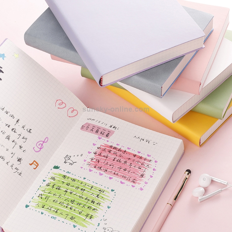 2 PCS Thickened A5 Hand Book Soft Leather Notebook, Specification: A5 ...