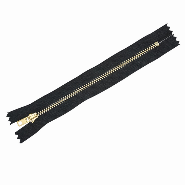 100 PCS No.3 Metal Copper Zipper Pants Placket Zipper, Specification ...