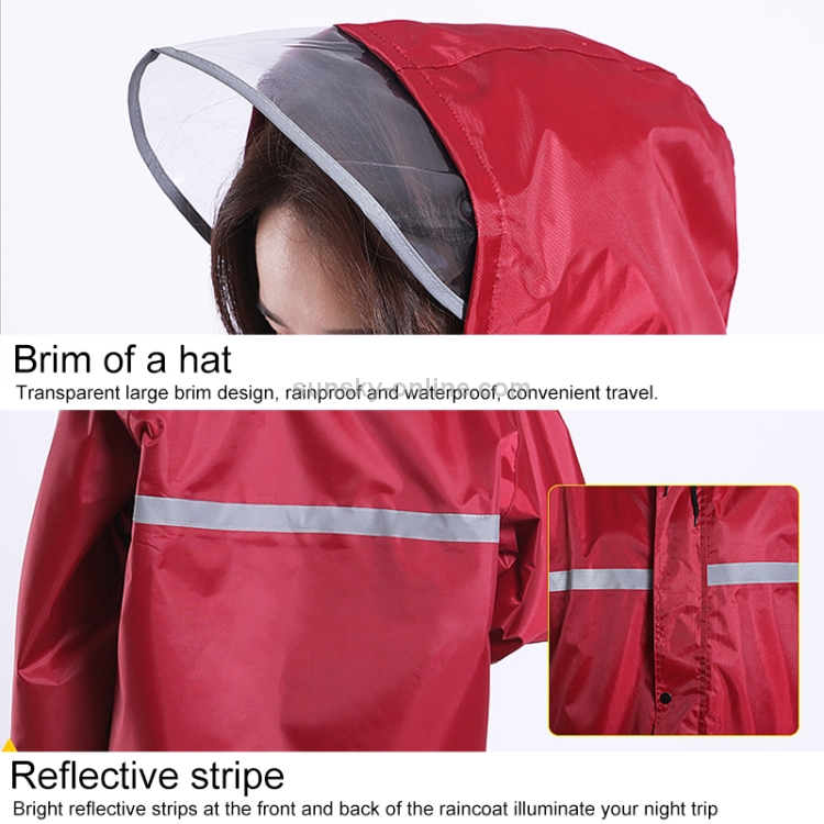 Capa de chuva refletiva reforçada com proteção trabalhista Calças de ...