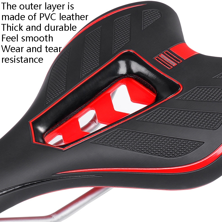 Wheel Up Bicycle Seat Mountain Bike Comfortable Seat Bicycle Seat(Red)
