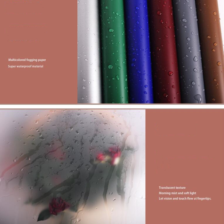 20 Sheets / Pack Flower Wrapping Paper Matte Paper Gift Paper ...