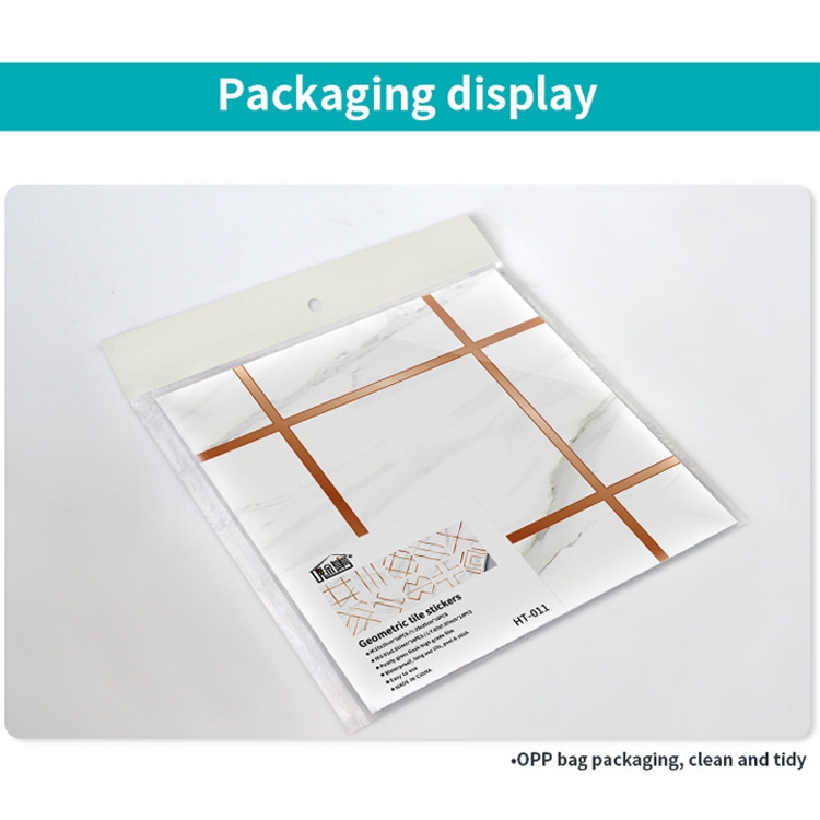 2 세트 기하학적 패턴 계단 벽 타일 스티커 주방 난로 물과 오일 증거 스티커 사양 S 10x10cm Ht 011 구리